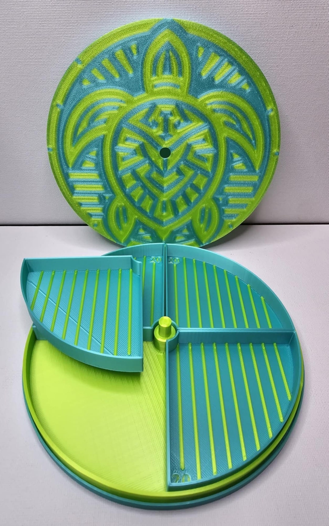 3D Printed Sea Turtle Rhinestone Tray – Spinning Diamond Art Storage - Etsy