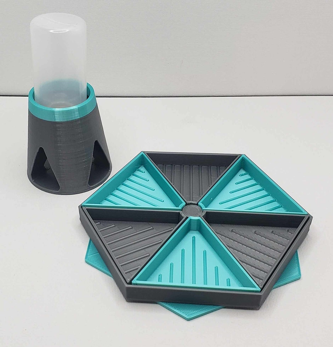 Bundle Spinnable 3D Printed Hexagon Rhinestone Trays W/multiple Inserts ...