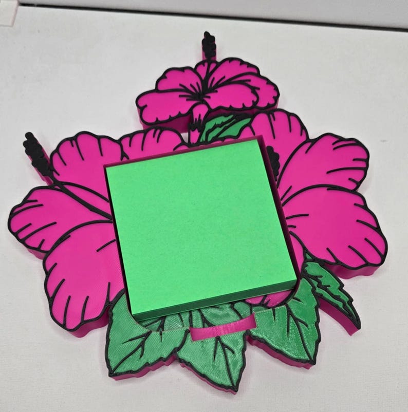 3D Printed Post-it Note Holder: Desk Organizer for 3x3 Notes - Etsy