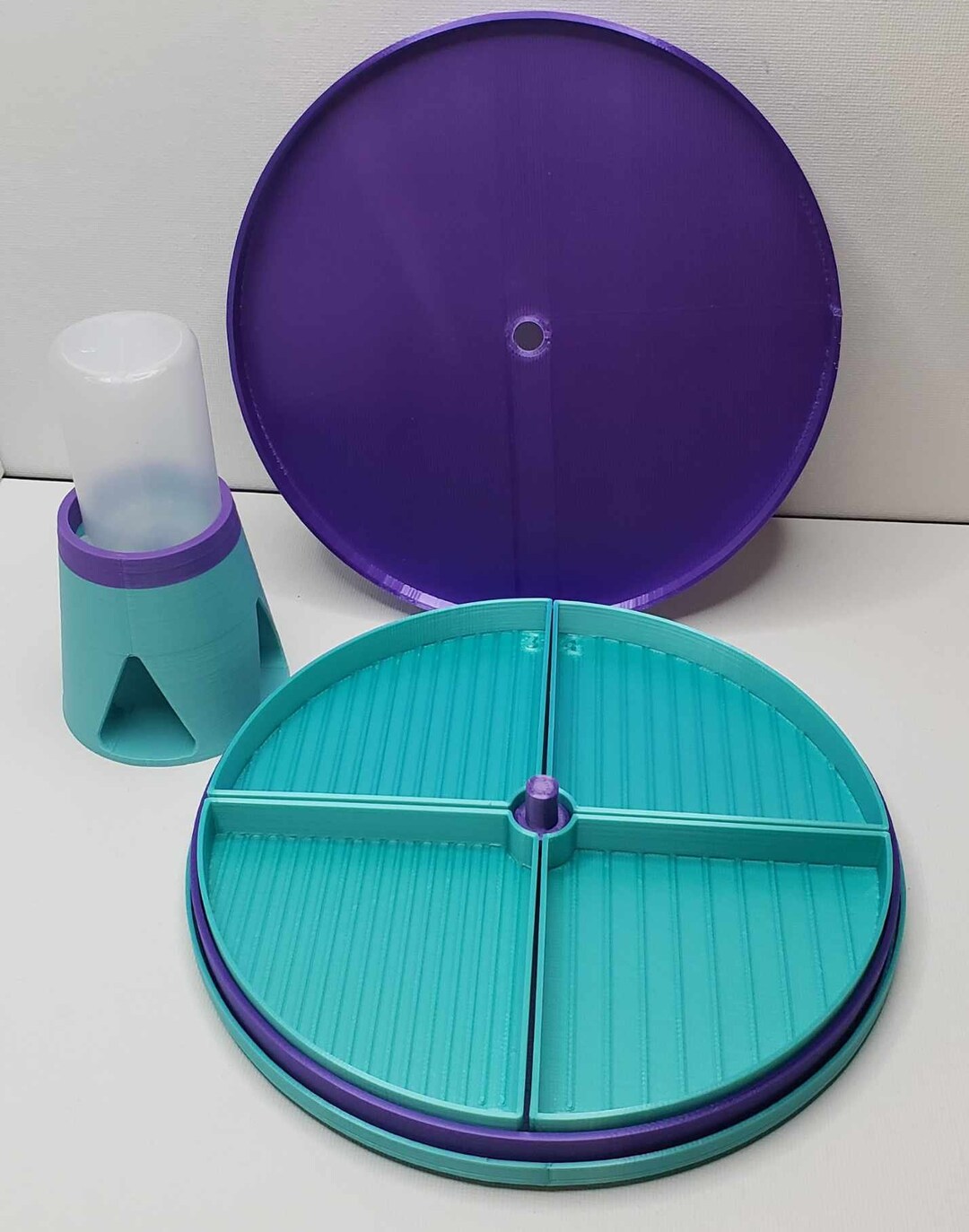 Spinnable 3D Printed Rhinestone Tray Bundle – With Inserts & Glue Stand ...