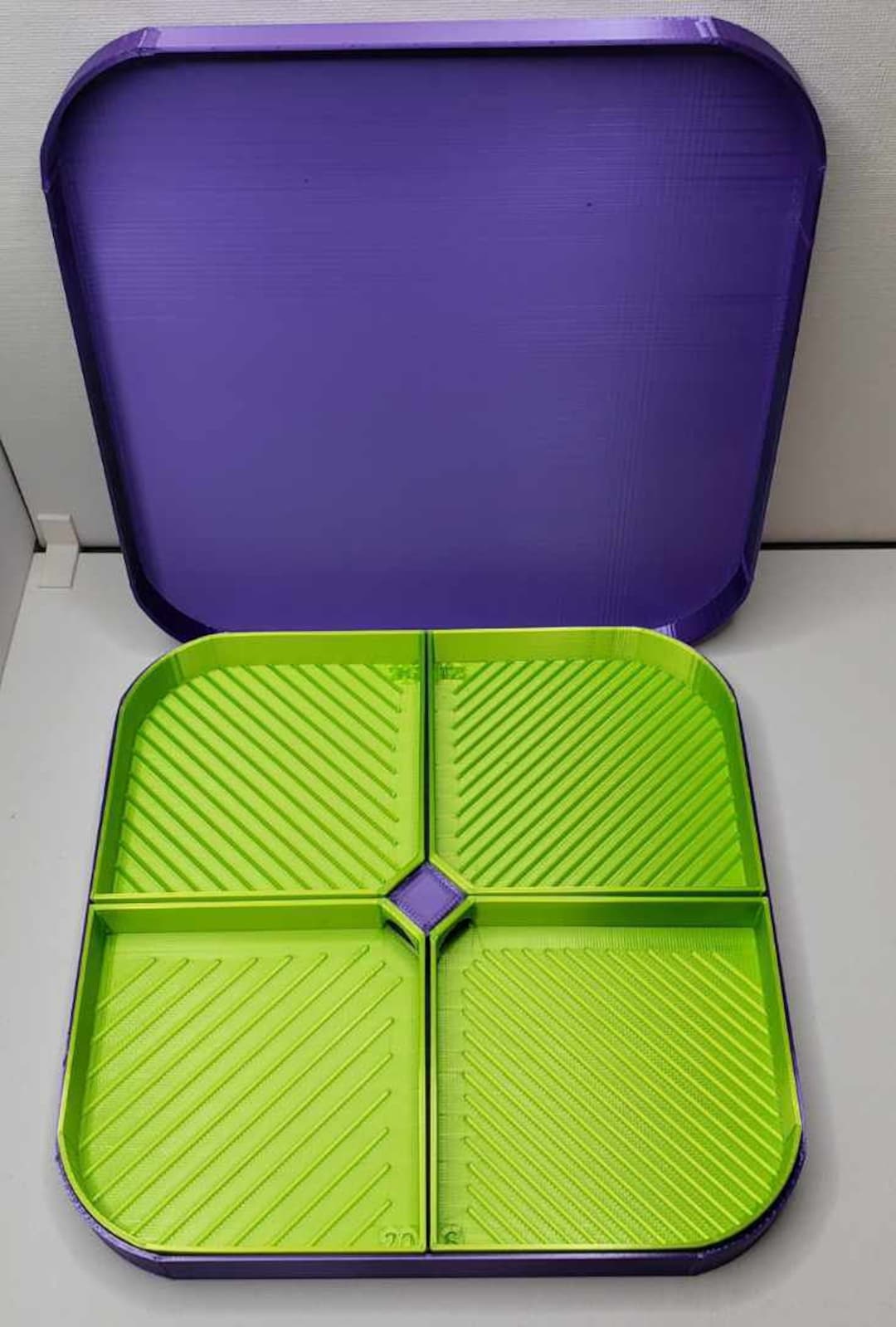 3D Printed Rhinestone Trays With Multiple Compartments and Lid Diamond ...