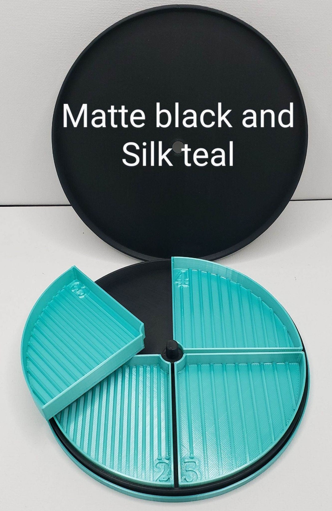 Spinnable 3D Printed Rhinestone Trays W/multiple Compartments- Silk ...