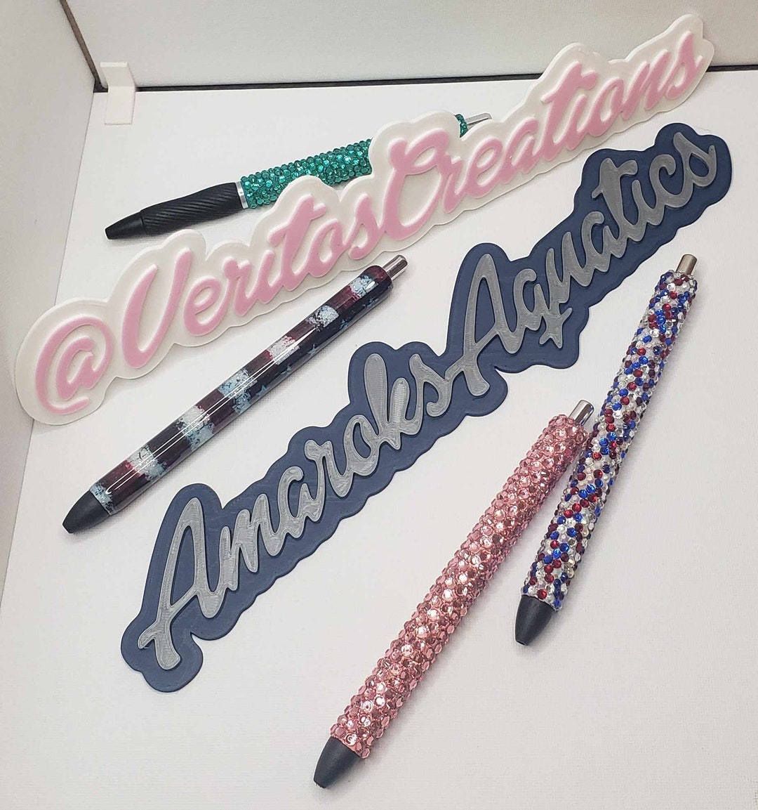 3D Printed Watermark Name for Craft Videos and Businesses- Nameplate ...