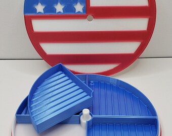 Spinnable 3D Printed Rhinestone Trays W/multiple Compartments - Etsy