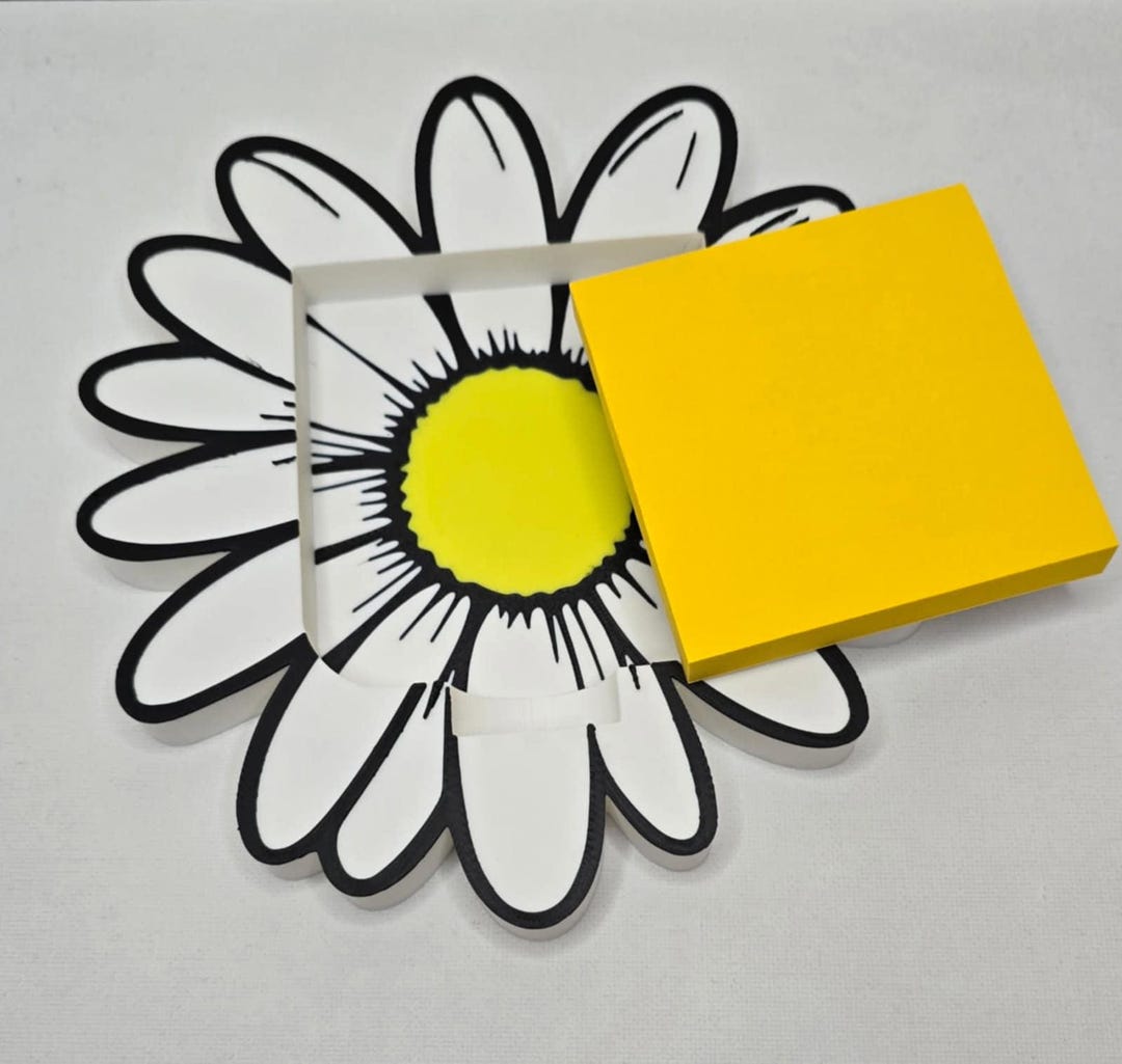 3D Printed Post-it Note Holder: Desk Organizer for 3x3 Notes - Etsy