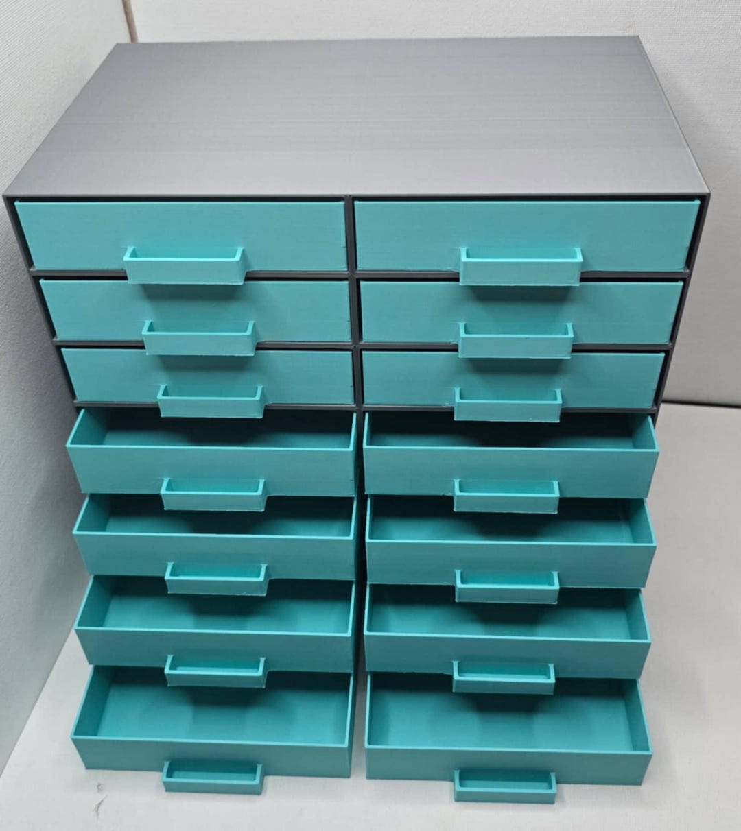 3D Printed Craft Organizer: 14-drawer PLA Storage for Beads ...