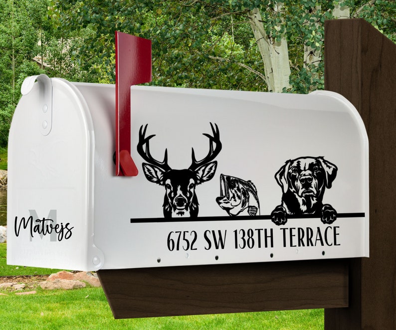 Custom Dog Mailbox Decal/purebred Dog Mailbox Decal/custom Premium ...