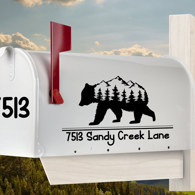 Vinyl Mailbox Decals - Etsy