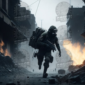 EFT Escape From Tarkov Inspired CGI Digital Art 4 Pack - Etsy