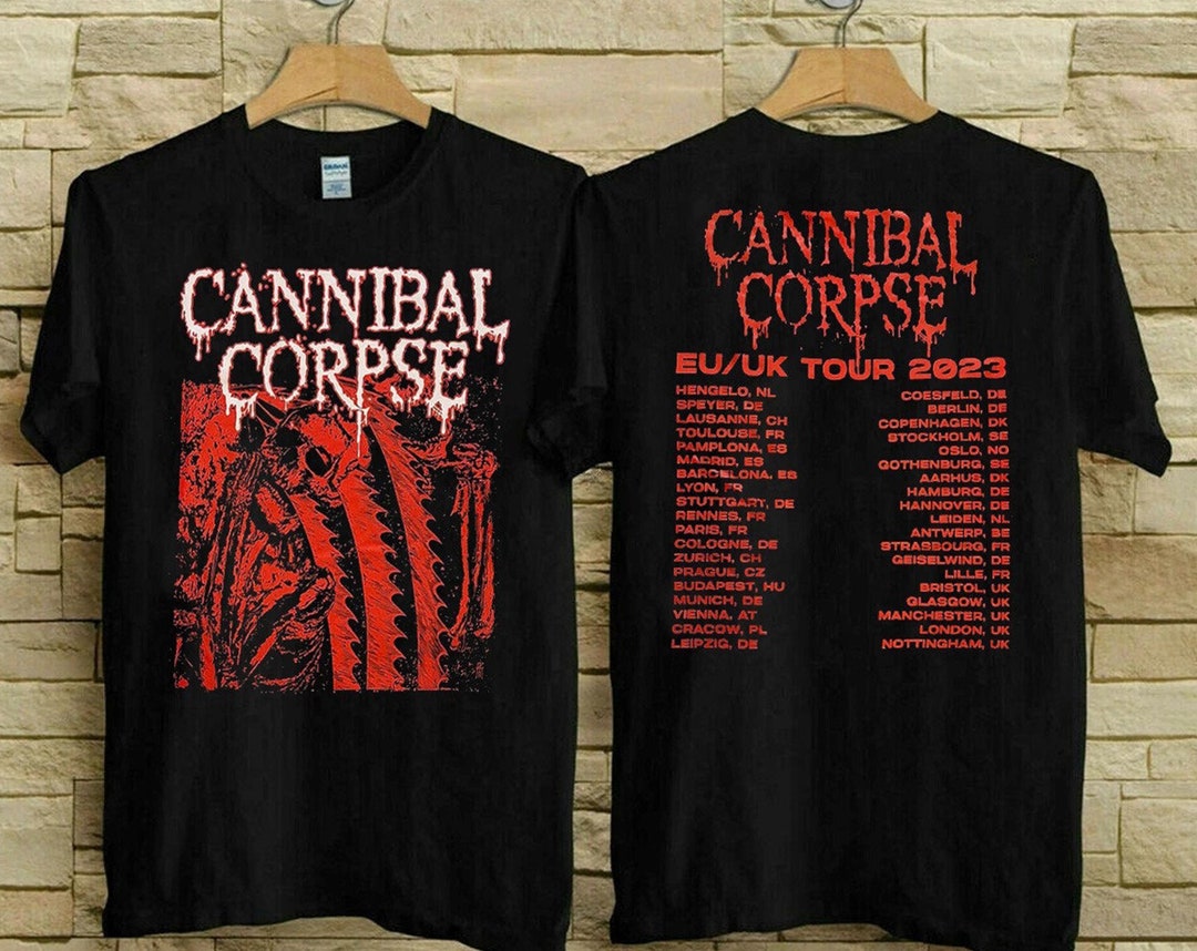 Cannibal Corpse EU/UK Tour T-shirt Cannibal Corpse Graphic - Etsy