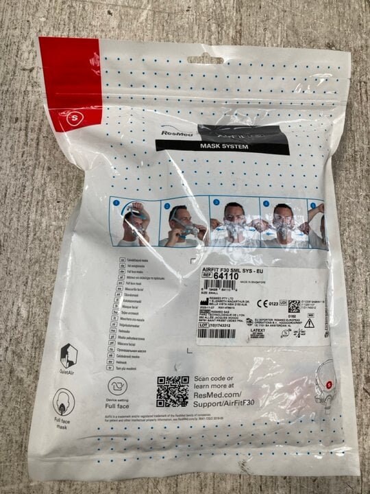 RESMED AIRFIT F20 CPAP Full Face Mask in Size Small - Etsy UK