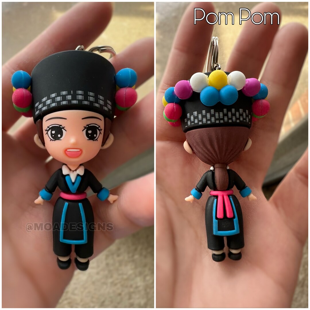 3D Hmong Keychains - Etsy