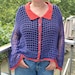 Crochet Mesh Button up Pattern - Etsy