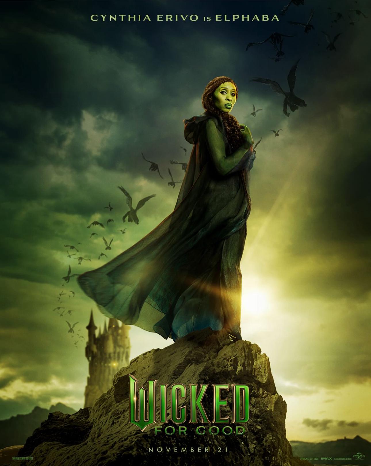 Elphaba Wicked for Good Poster Sticker - Etsy