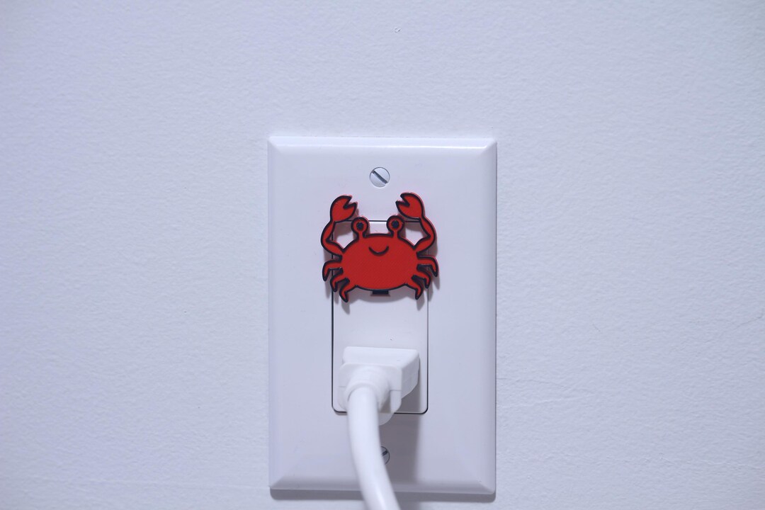 Cute Animal Crab Power Outlet Safety Cover (for Canada/us/japan/mexico ...