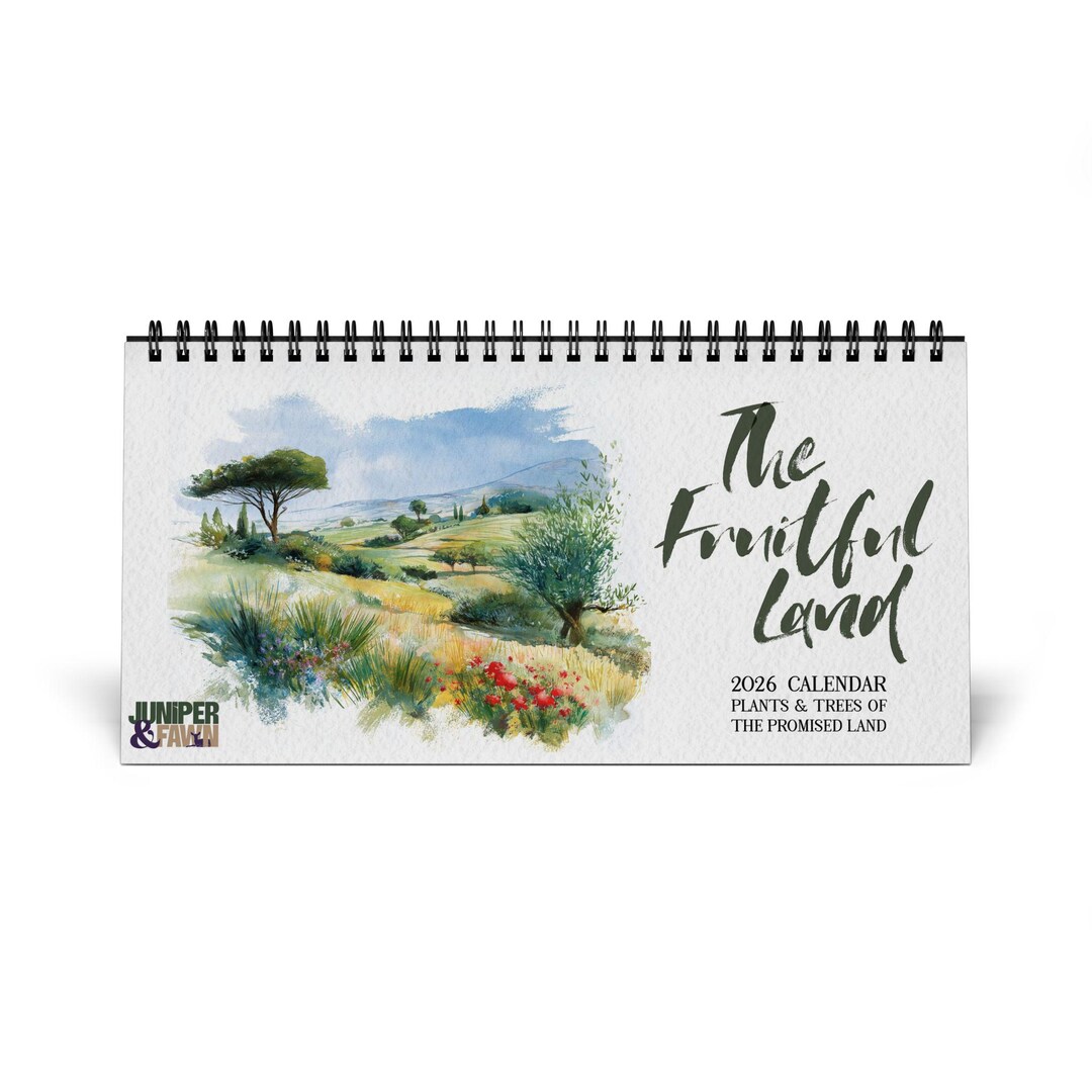 The Fruitful Land Desk Calendar 2026 - Featuring Plants and Trees of ...