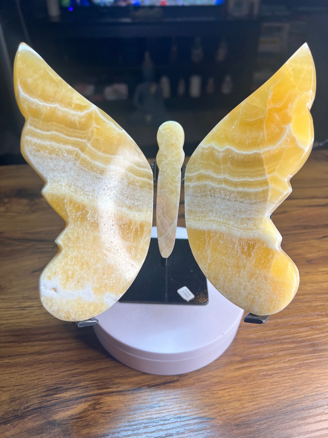 Large Honey Calcite Crystal Butterfly Wings - Etsy