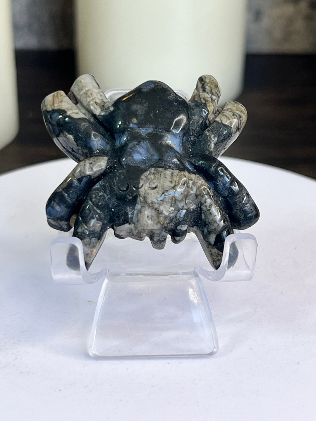 Llanite Crystal Tarantula Spider Carving - Etsy
