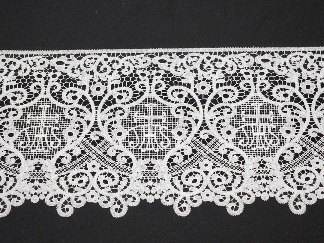 Merletto With IHS Liturgical Cotton Lace (10.5 Inch) - Etsy