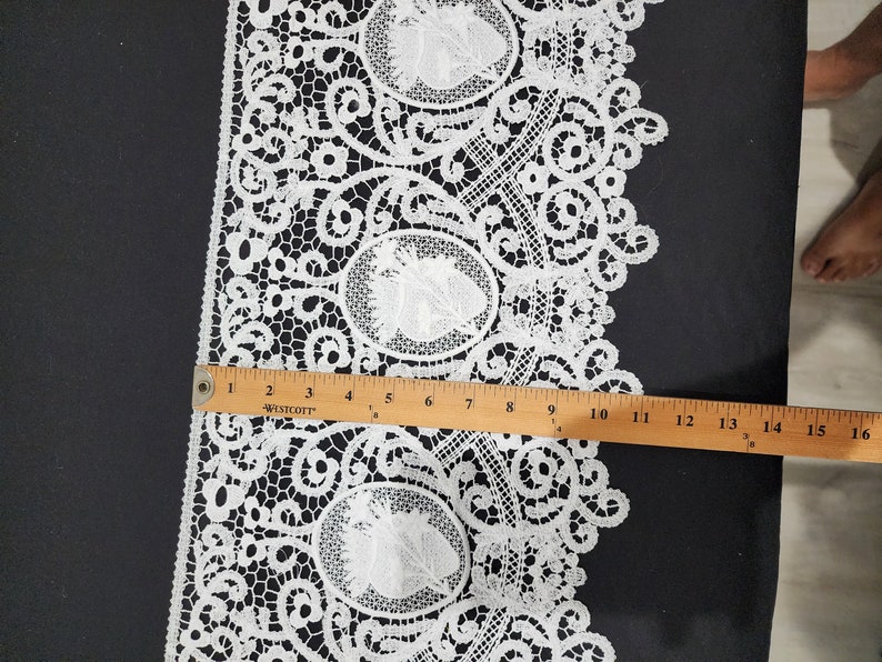 Merletto With Most Chaste Heart of St. Joseph Cotton Liturgical Lace ...