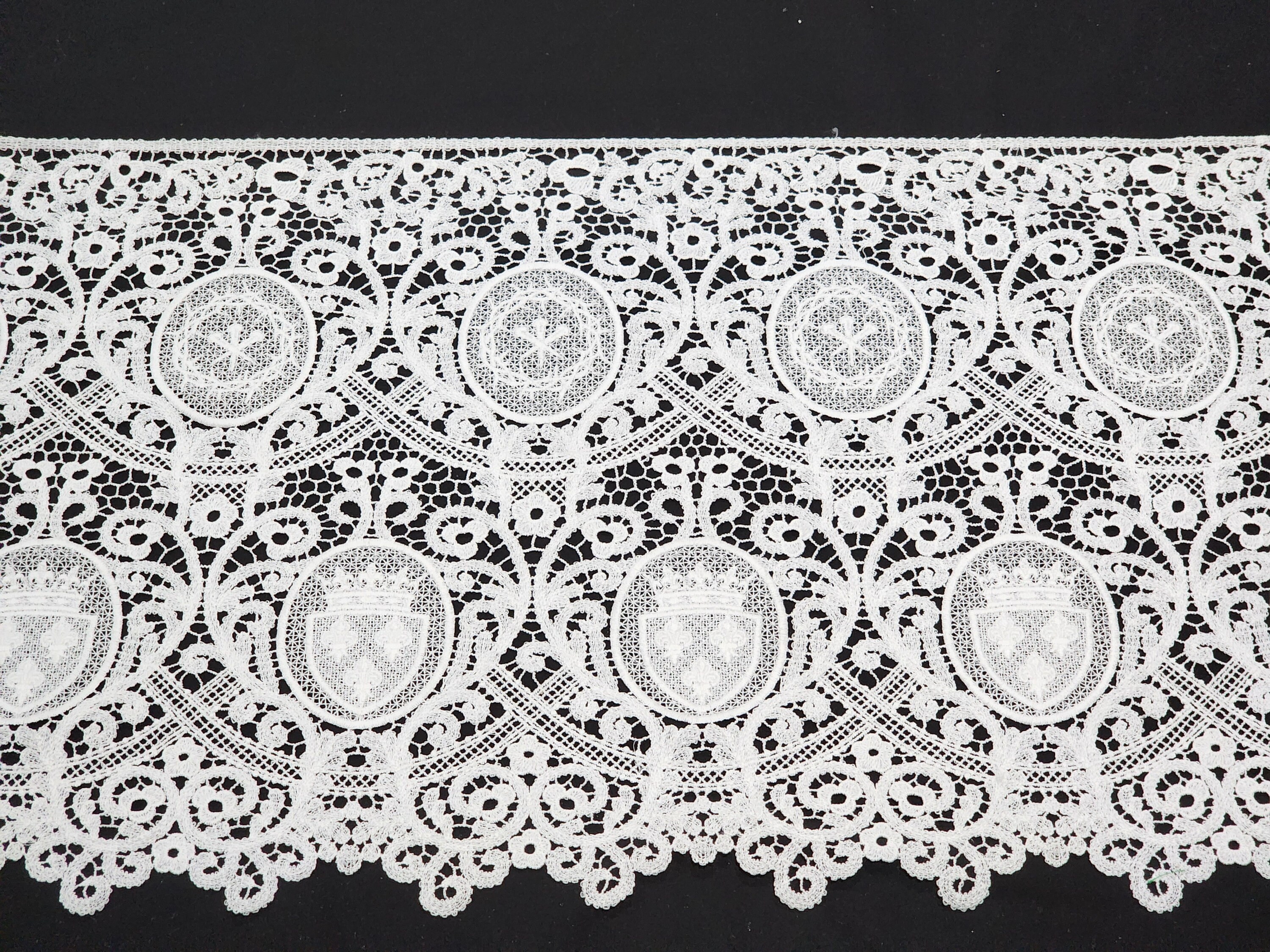 Merletto With St. Louis King of France Cotton Liturgical Lace (18") - Etsy