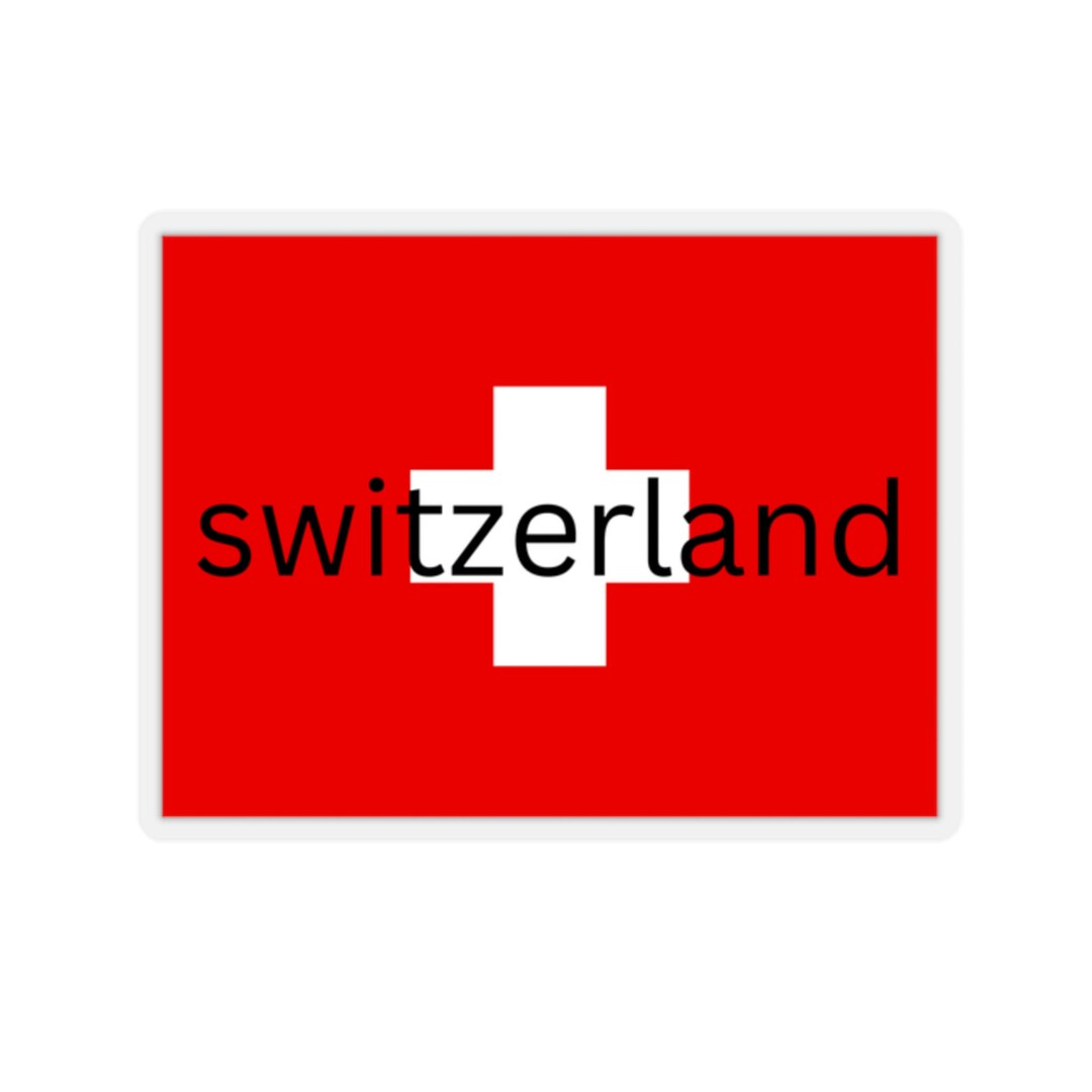 Switzerland Flag Sticker for Travel Journals and Keepsakes. - Etsy