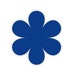 Royal Blue Bubble Flower Sticker for Scrapbooking, Computers, Water ...