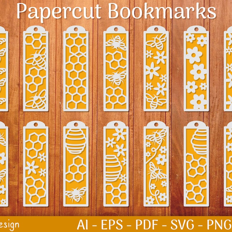 Bee Bookmark - Etsy