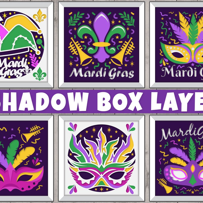 Mardi Gras Box - Etsy