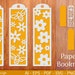 Bee Bookmarks Paper Cut Bookmark Honey Cricut - Etsy