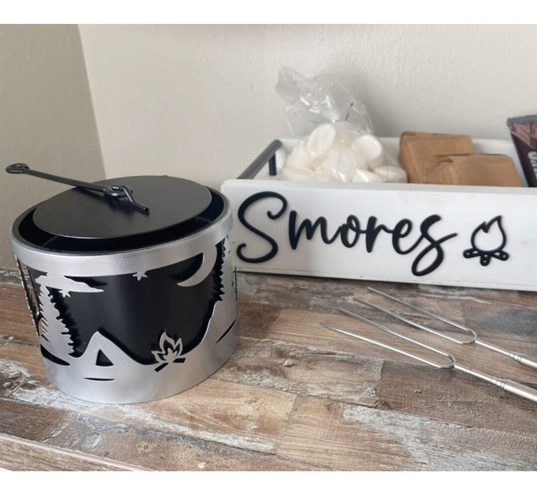 Ultimate Smores Kit With Wood Tray, Smores Station for Camping or ...