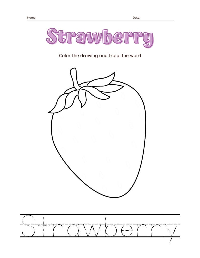 Alphabet Tracing and Colouring Worksheet for Toddler, Pre-school and ...