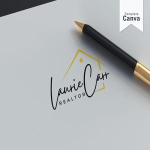 Real Estate Logo, Realtor Logo, Editable Logo, Realty Logo, DIY Logo ...