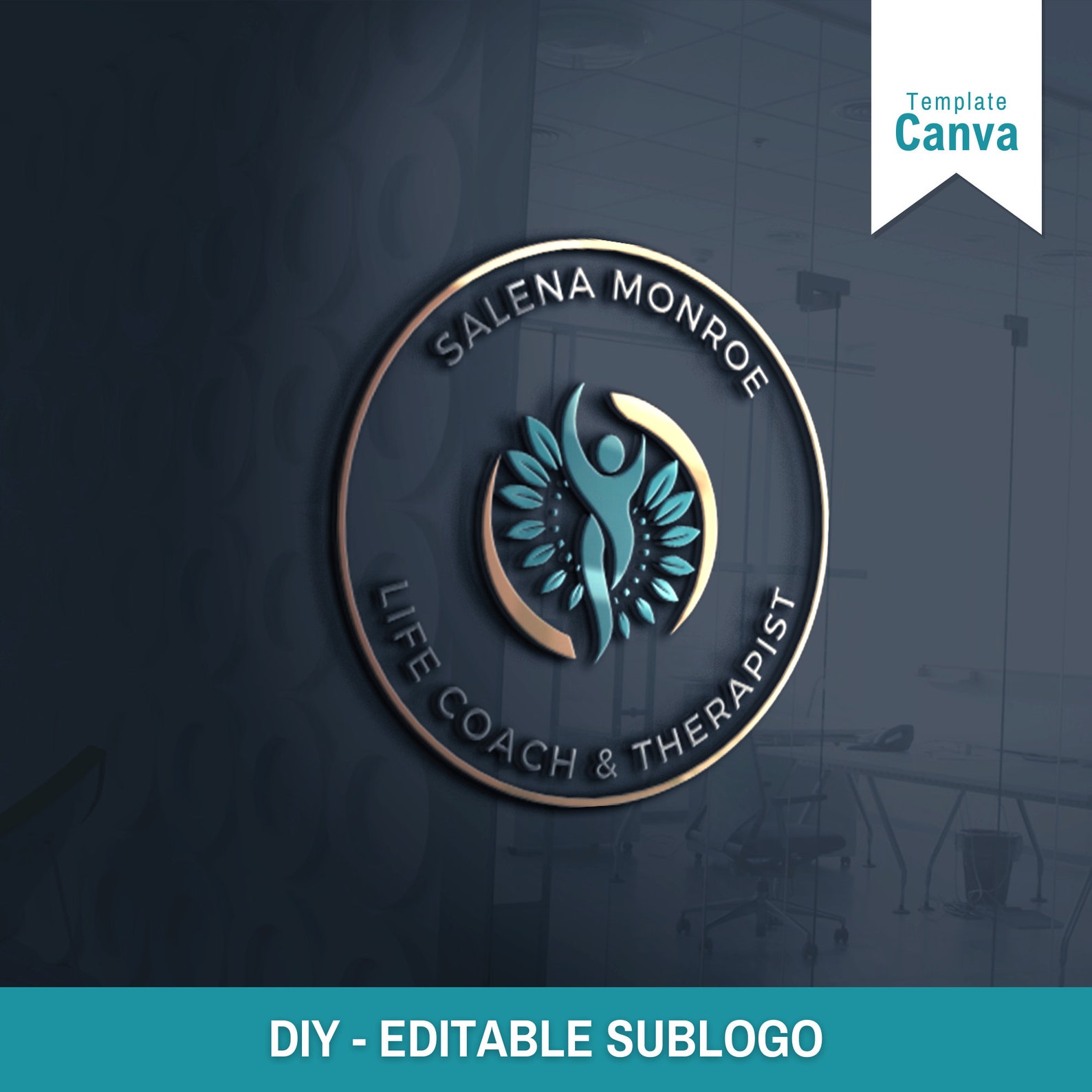 DIY Life Coaching Logo Therapist Logo Psychology Logo - Etsy