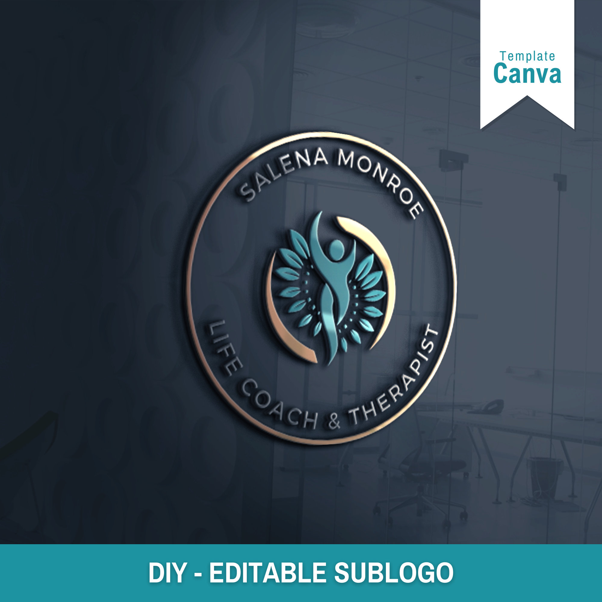 DIY Life Coaching Logo, Therapist Logo, Psychology Logo, Spiritual Logo ...