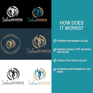 DIY Life Coaching Logo, Therapist Logo, Psychology Logo, Spiritual Logo ...