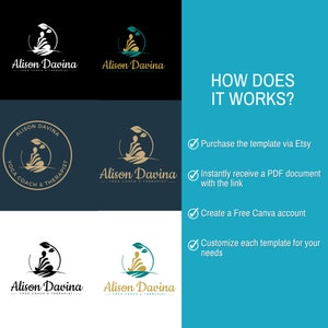 Life Coaching Logo, Meditation Logo, Spiritual Logo, Yoga Logo Design ...