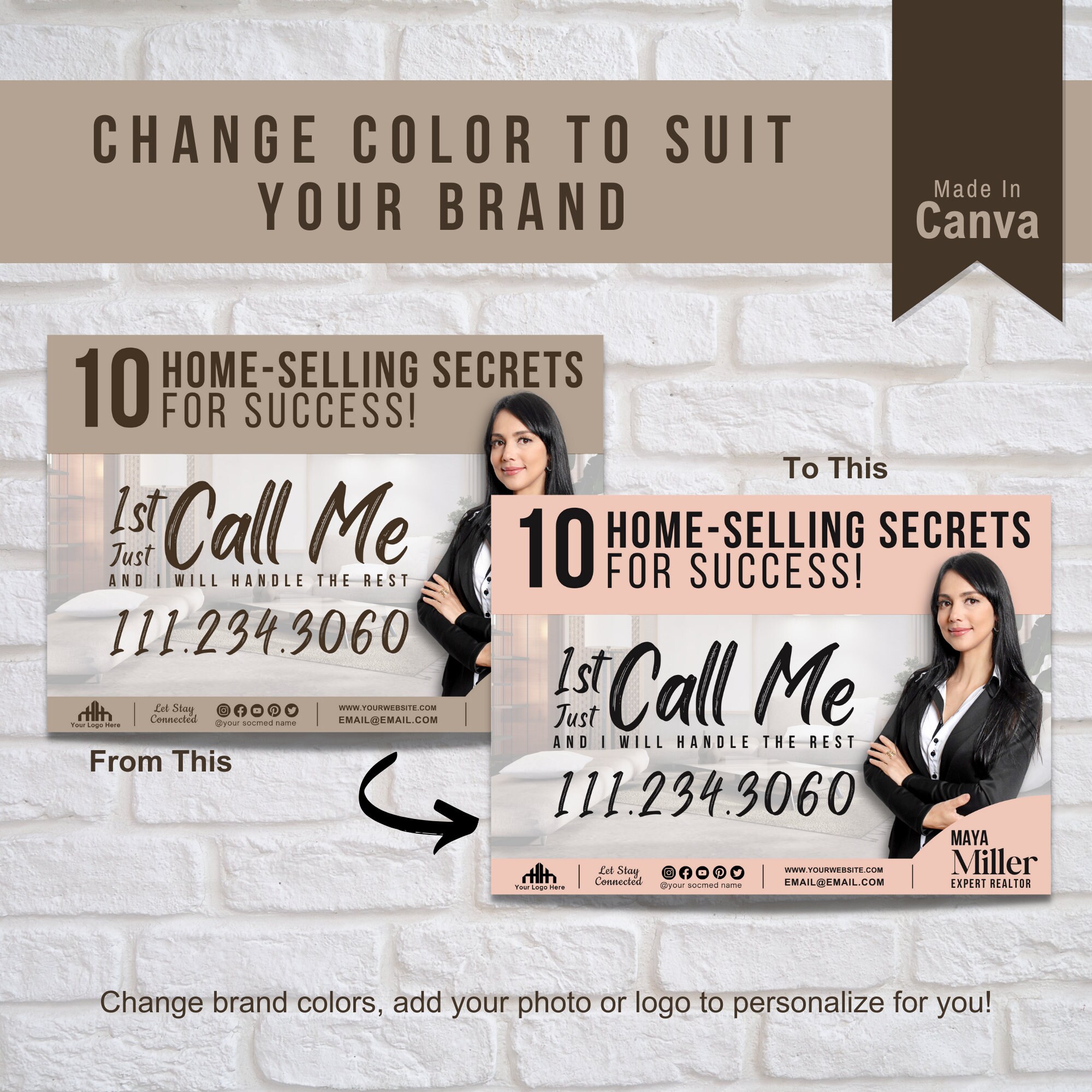 Real Estate Postcard, Realtor Postcard, Real Estate Marketing, Real ...