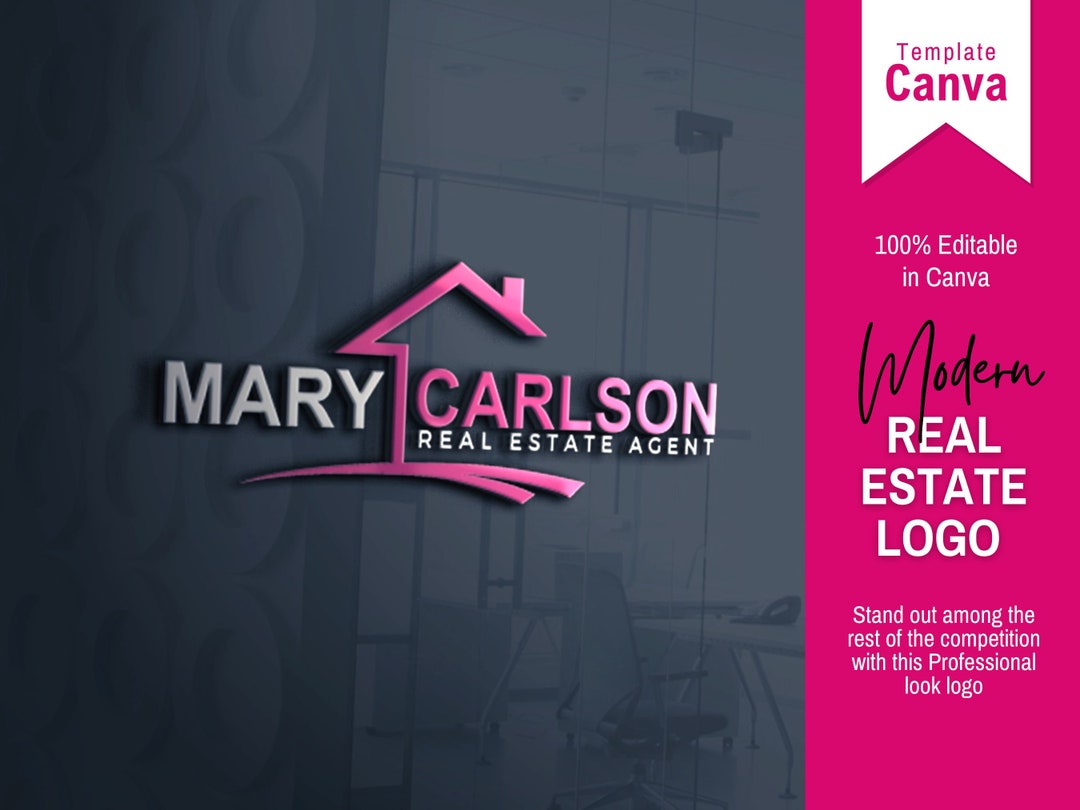 Real Estate Logo | Realtor Logo | Editable Logo | DIY Logo | Logo ...