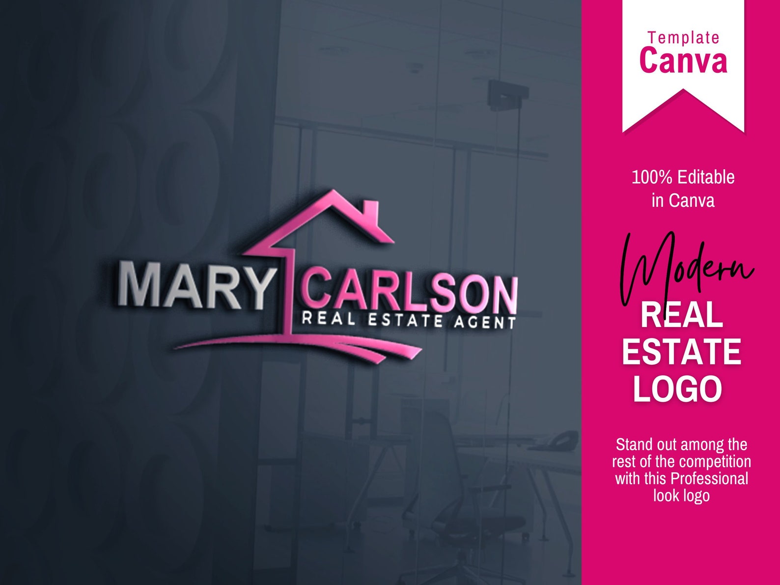 Real Estate Logo | Realtor Logo | Editable Logo | DIY Logo | Logo ...