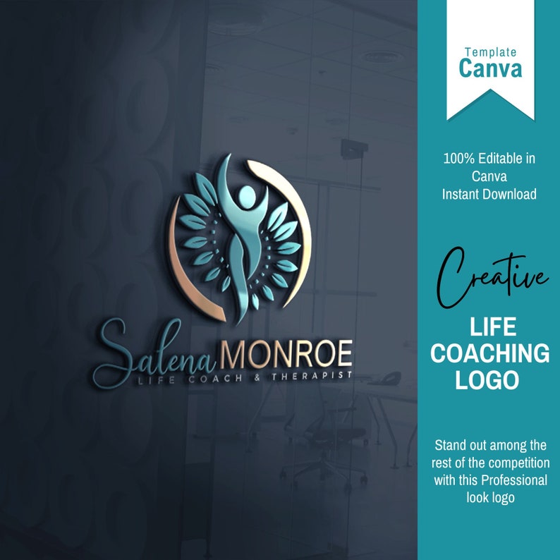 DIY Life Coaching Logo, Therapist Logo, Psychology Logo, Spiritual Logo ...