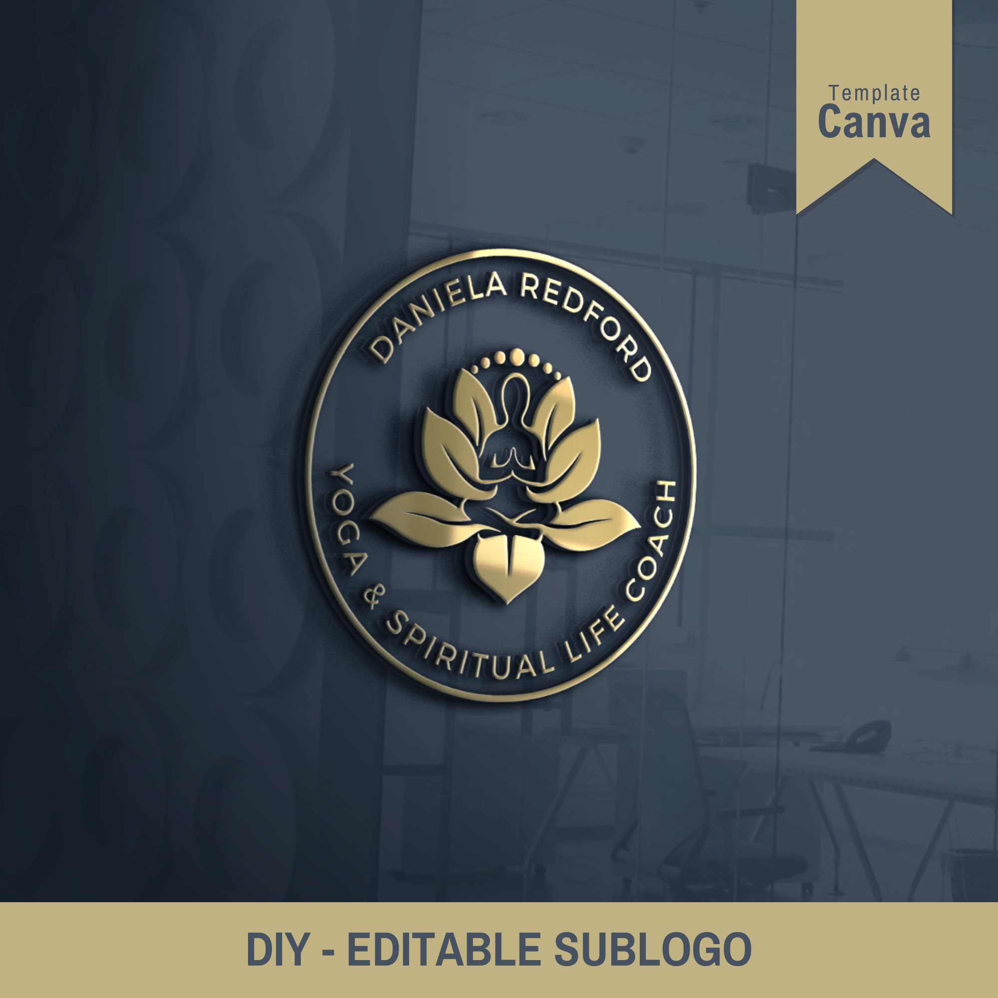 Life Coaching Logo, Spiritual Life Coach Logo, Lotus Logo, Meditation ...