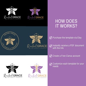 Life Coaching Logo, Therapist Logo, Psychology Logo, Healing Logo ...