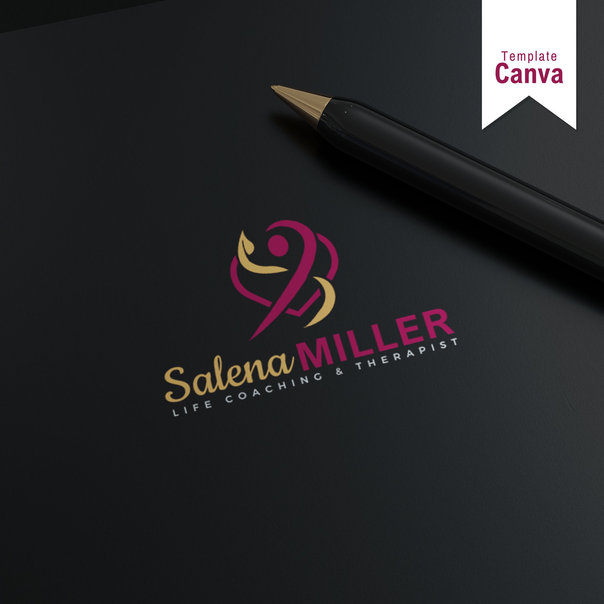 Life Coaching Logo Life Coach Logo DIY Therapist Logo Editable Logo DIY ...