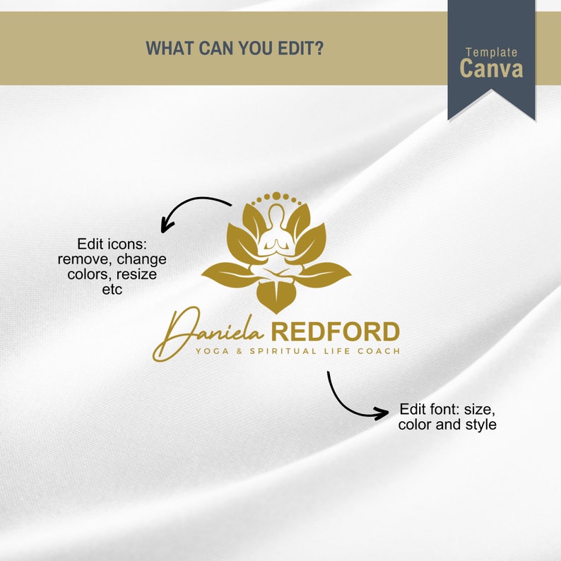 Life Coaching Logo, Spiritual Life Coach Logo, Lotus Logo, Meditation ...