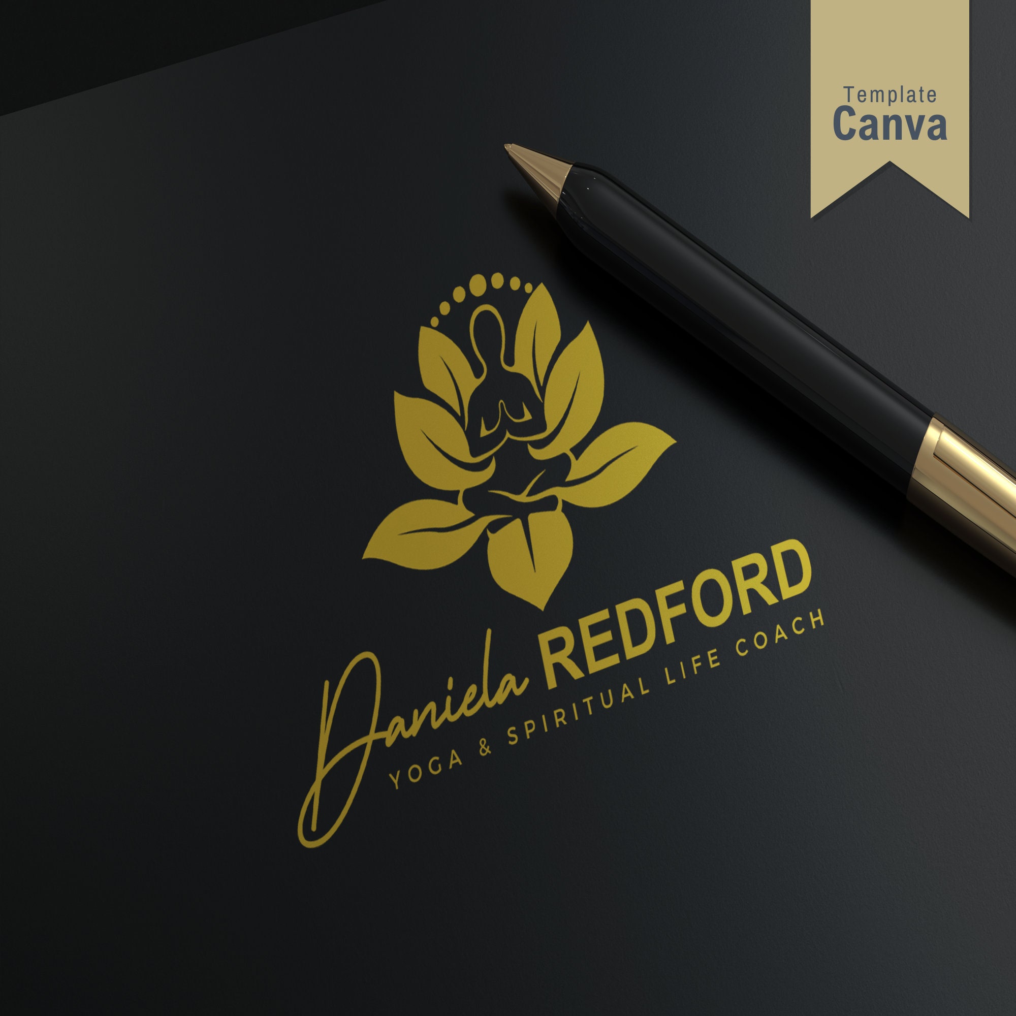 Life Coaching Logo, Spiritual Life Coach Logo, Lotus Logo, Meditation ...
