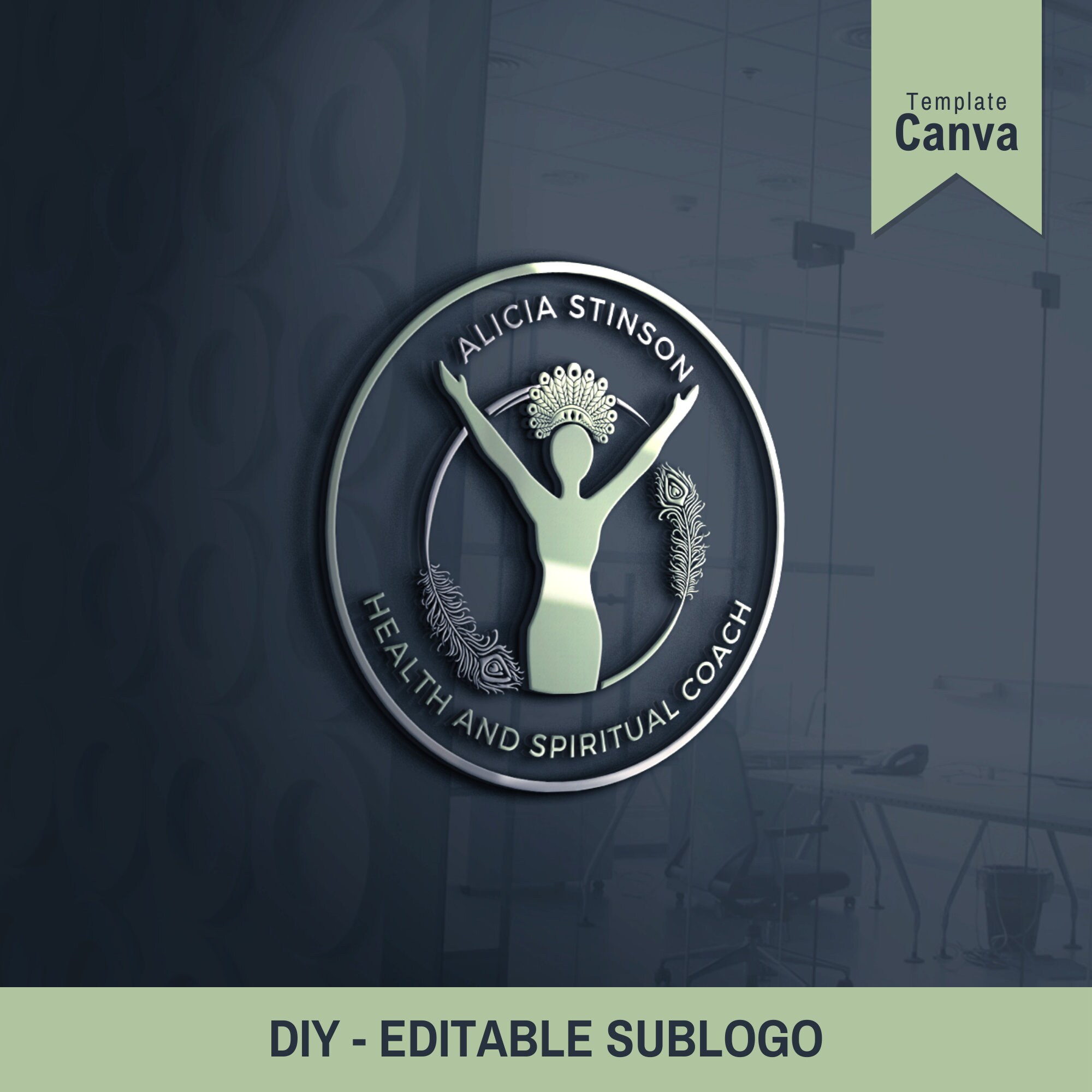 Life Coaching Logo, Spiritual Life Coach Logo, Healing Logo, Therapist ...