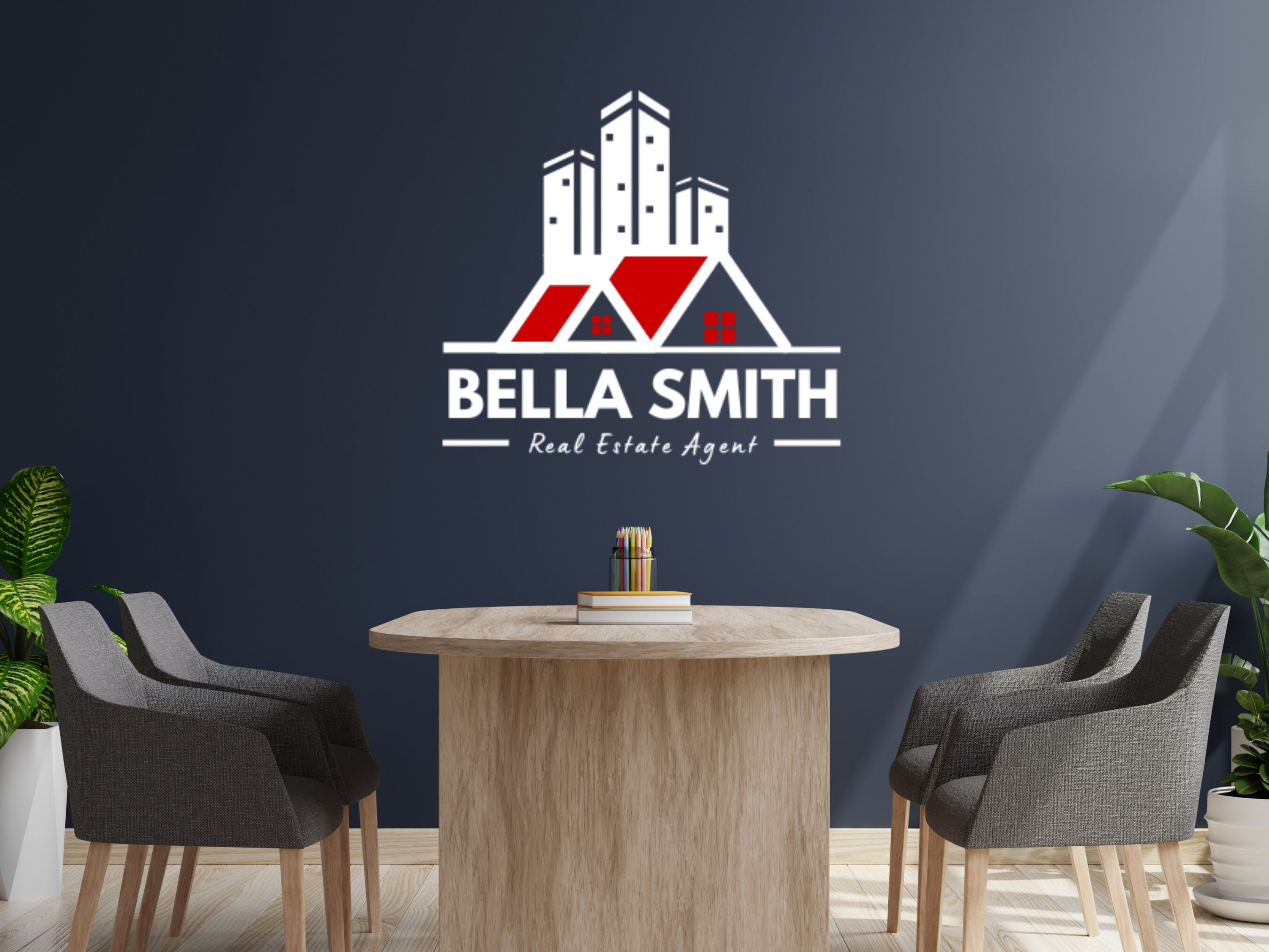 Real Estate Logo, Realtor Logo, Editable Logo, Premade Real Estate ...
