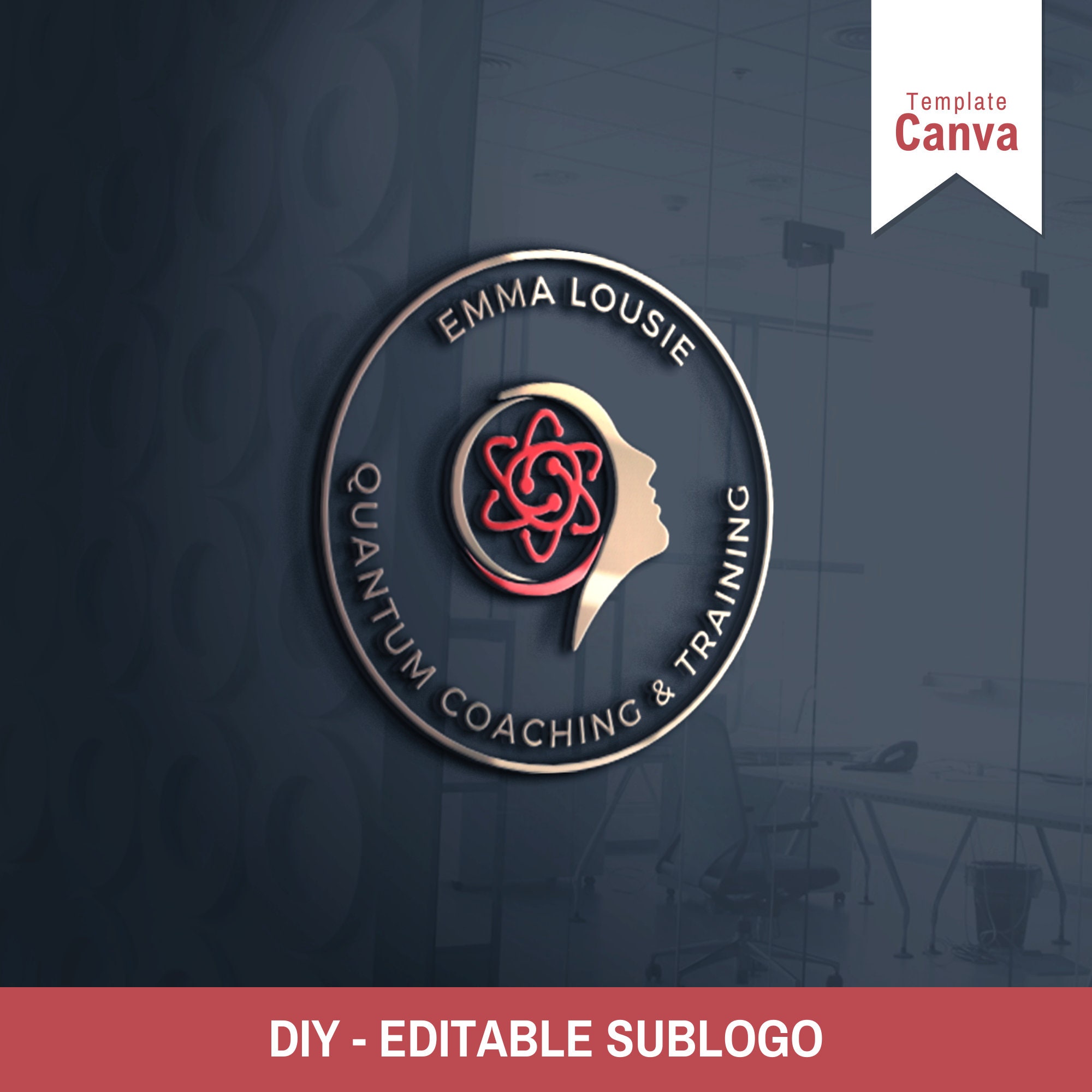 Life Coaching Logo, Quantum Healing Logo, Life Coach Logo Design ...