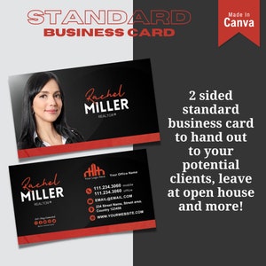 Real Estate Business Card, Real Estate Marketing, Digital Real Estate ...